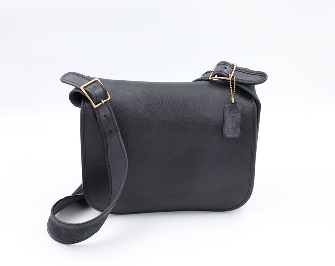 1960s Coach Metal Tag Classic Pouch | Wide Strap Bonnie Cashin - Etsy