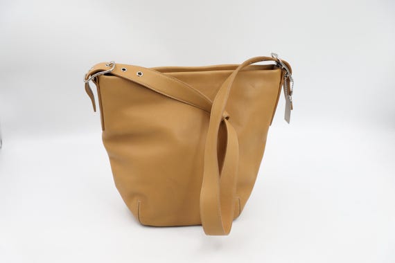 Coach Soho Legacy Bucket Bag 9186 - Camel Tan Leather… - Gem