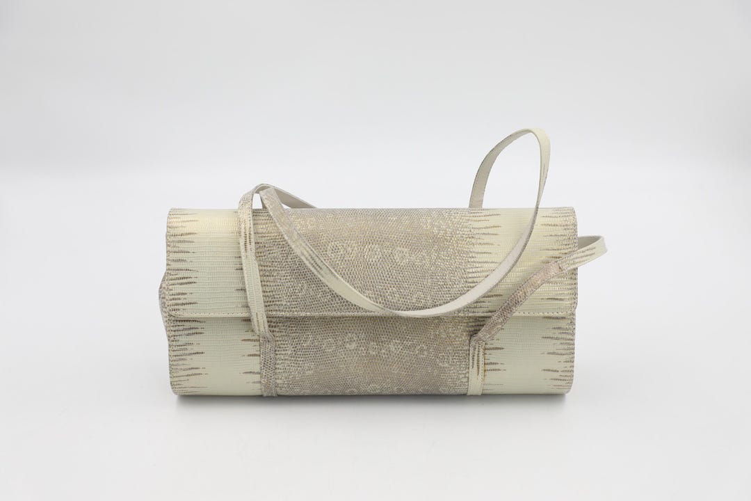 1990s Stuart Weitzman Snake Skin Handbag - Etsy