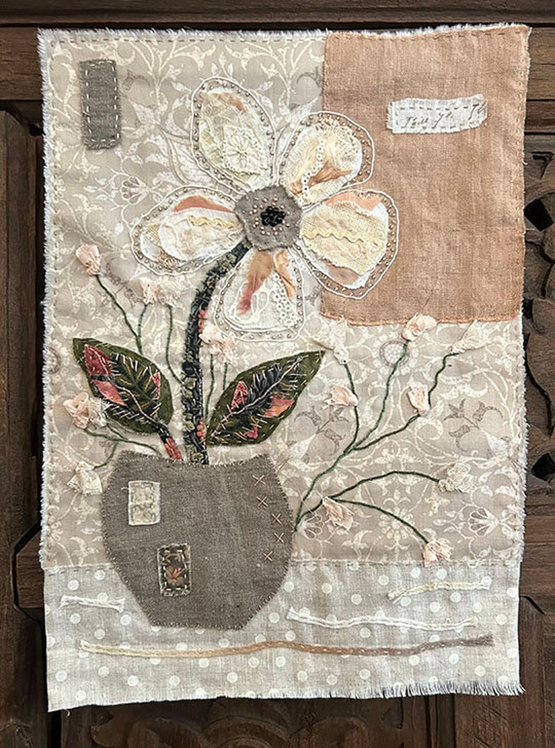 FABRIC Flower Collage Kit - Etsy