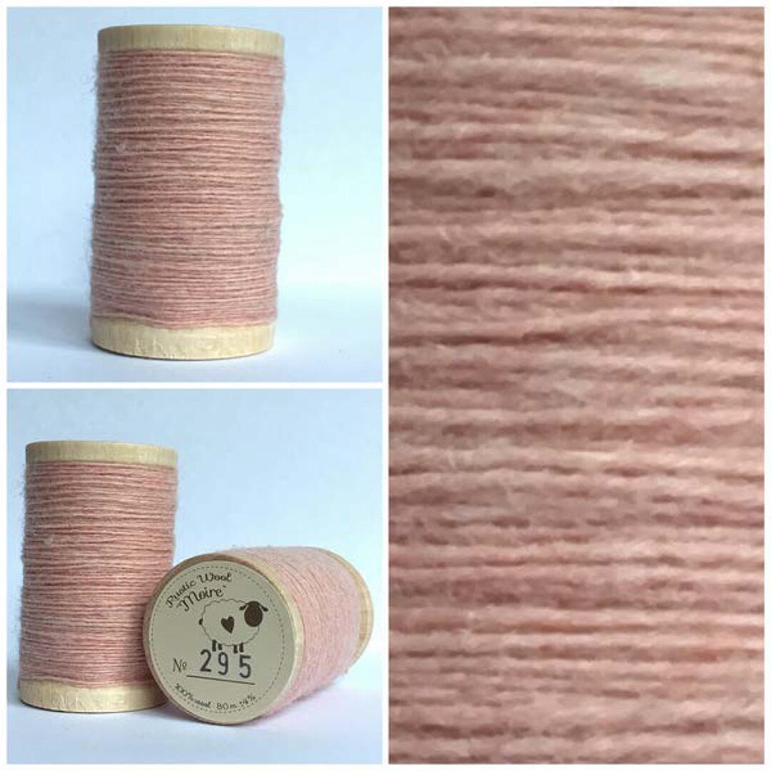 Rustic Moire Wool Thread #295 for Hand Embroidery, Wool Applique ...
