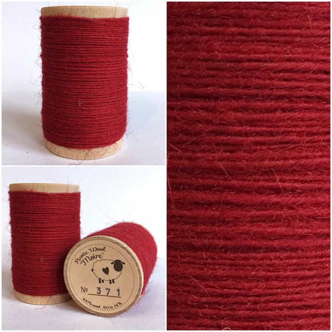 Rustic Moire Wool Thread #371 for Hand Embroidery, Wool Applique ...