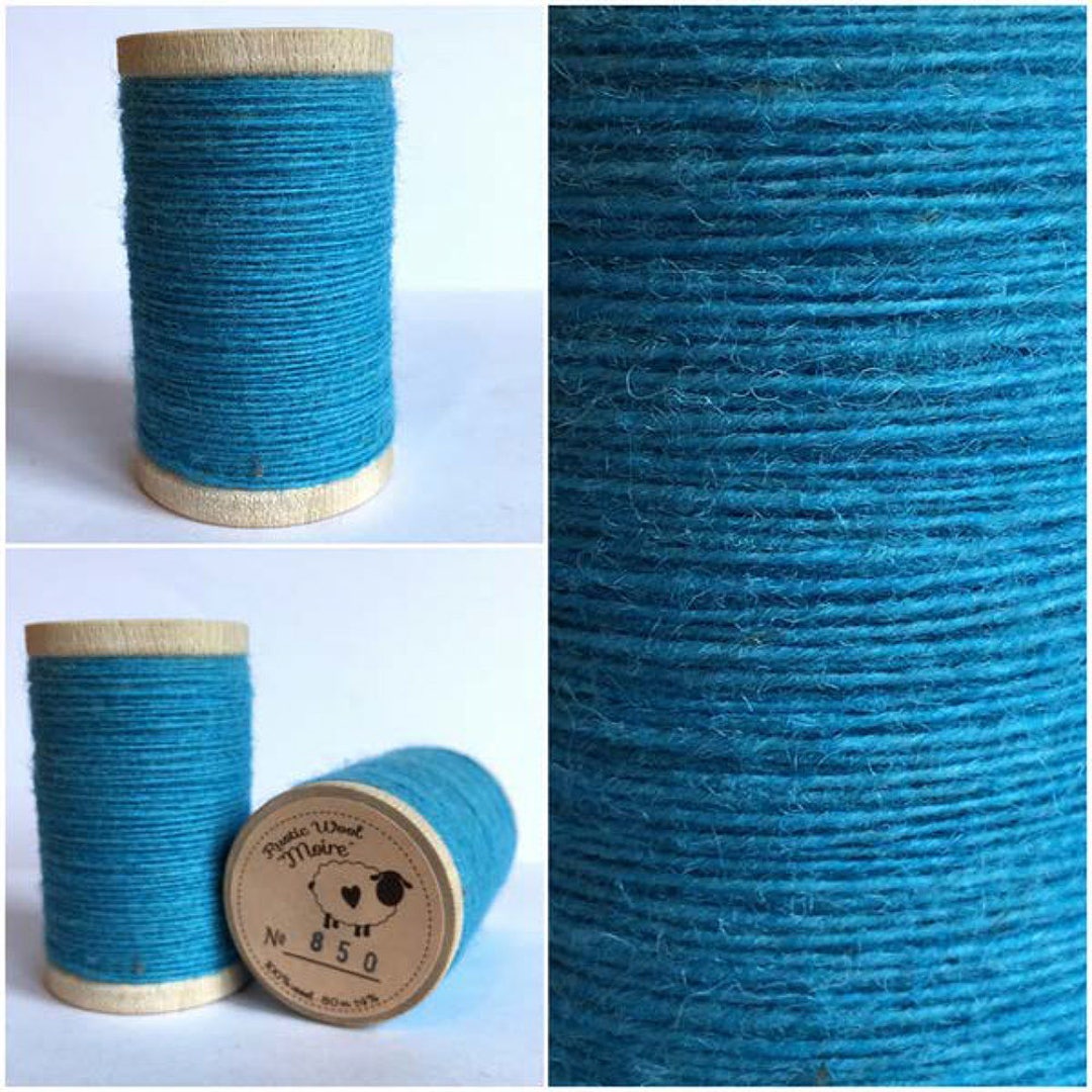 Rustic Moire Wool Thread #850 for Hand Embroidery, Wool Applique ...