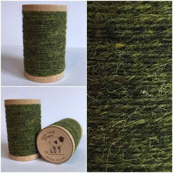Rustic Moire Wool Thread 407 for Embroidery Wool Applique Visible Mending Darning and Punch Needle Embroidery Etsy