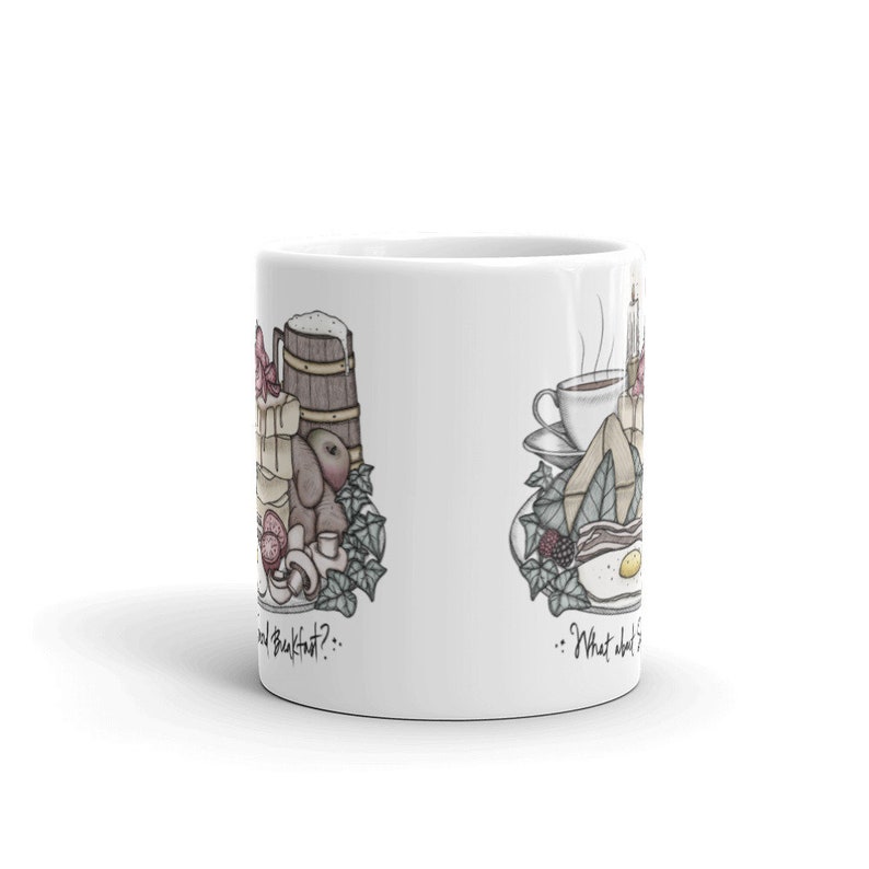 What About Second Breakfast White Mug | Etsy