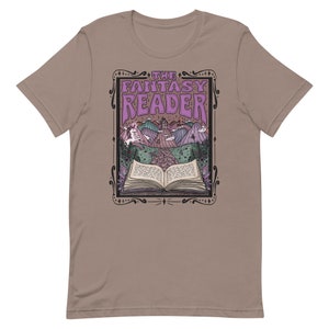 The Fantasy Reader V.2 // Retro Bookish Shirt // Fantasy Book Lovers ...
