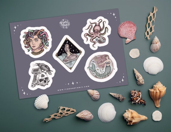 Mythology & Folklore Sticker Collection Sticker Sheet - Etsy