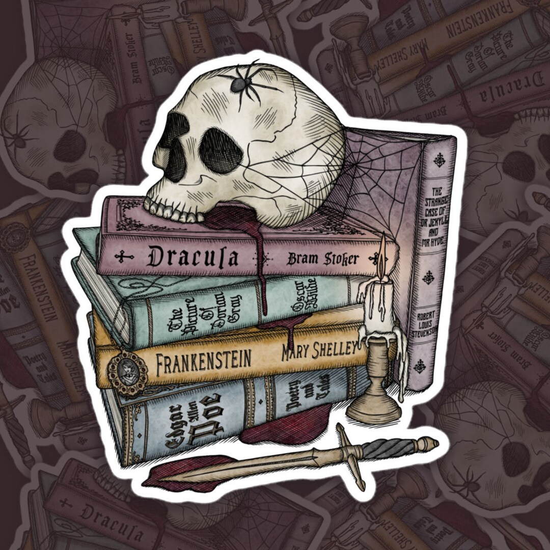Gothic Horror Classics Book Collection // Dracula / - Etsy