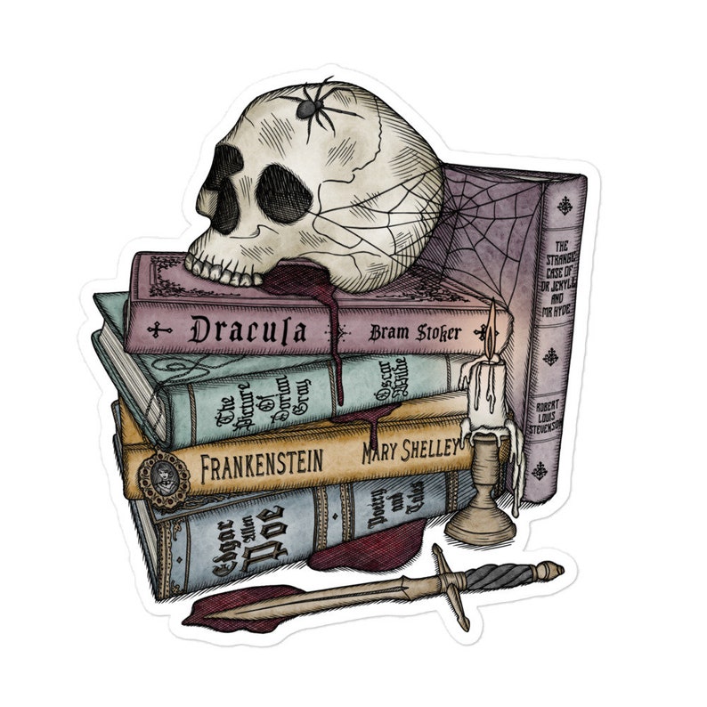 Gothic Horror Classics Book Collection // Dracula / - Etsy