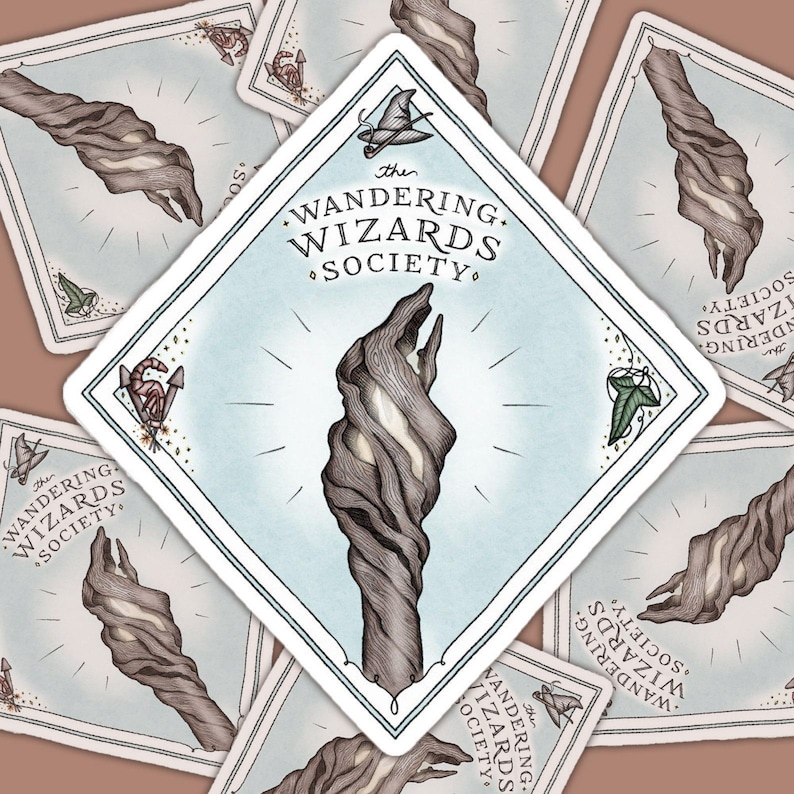 The Grey Wizard / the Wandering Wizards Society Bubble-free - Etsy
