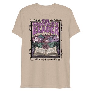 The Fantasy Reader // Retro Bookish Shirt // Fantasy Book Lovers ...