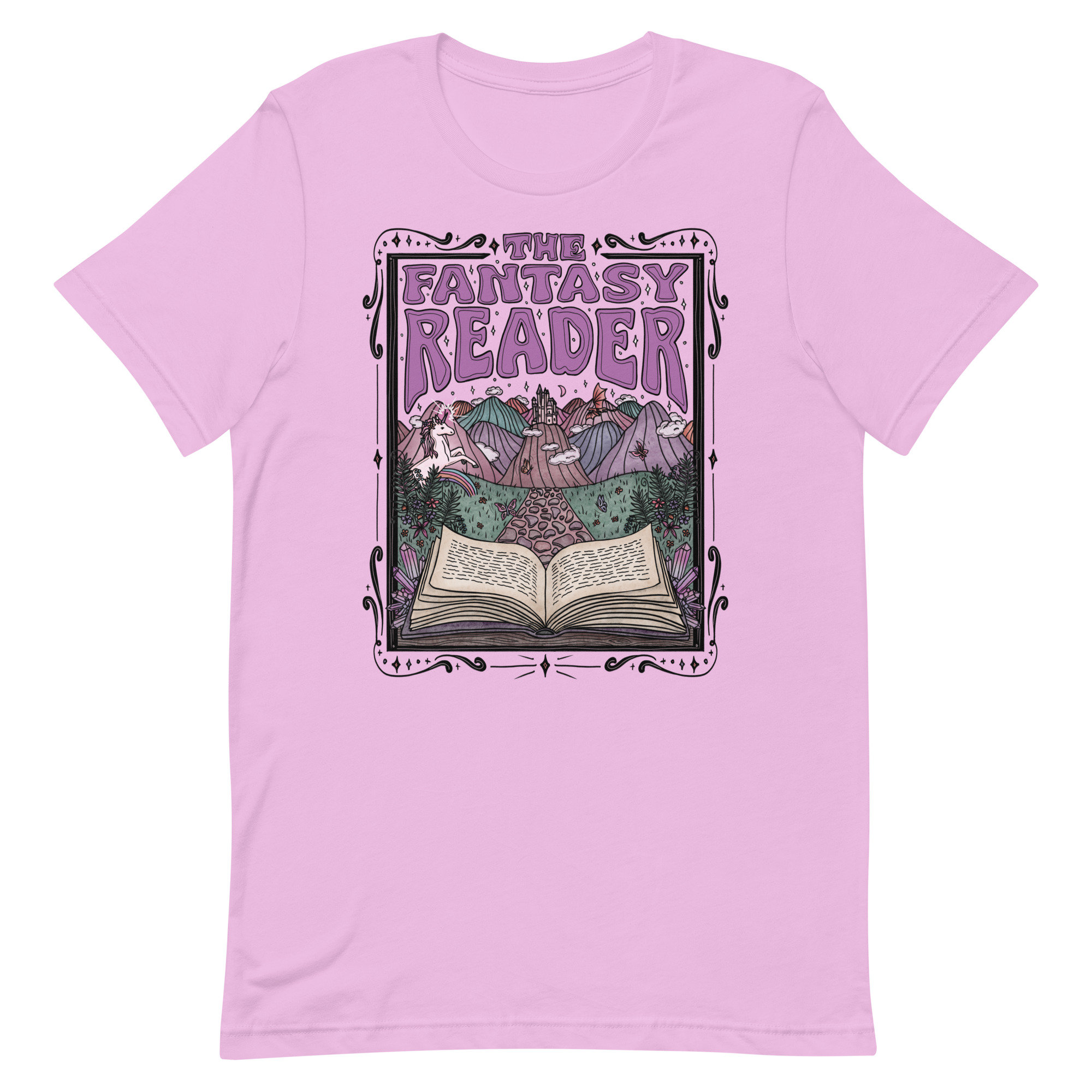 The Fantasy Reader // Retro Bookish Shirt // Fantasy Book Lovers ...