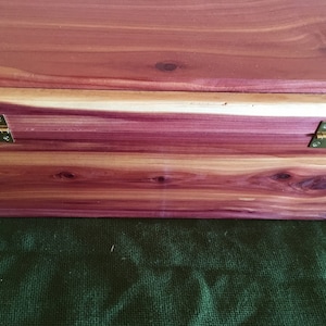 Wooden Cedar Jewel Box - Etsy