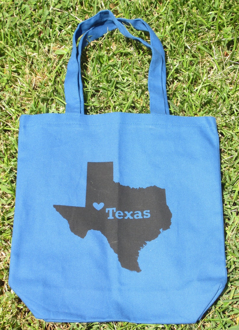 Texas and Texas Forever Canvas Tote Bag | Etsy