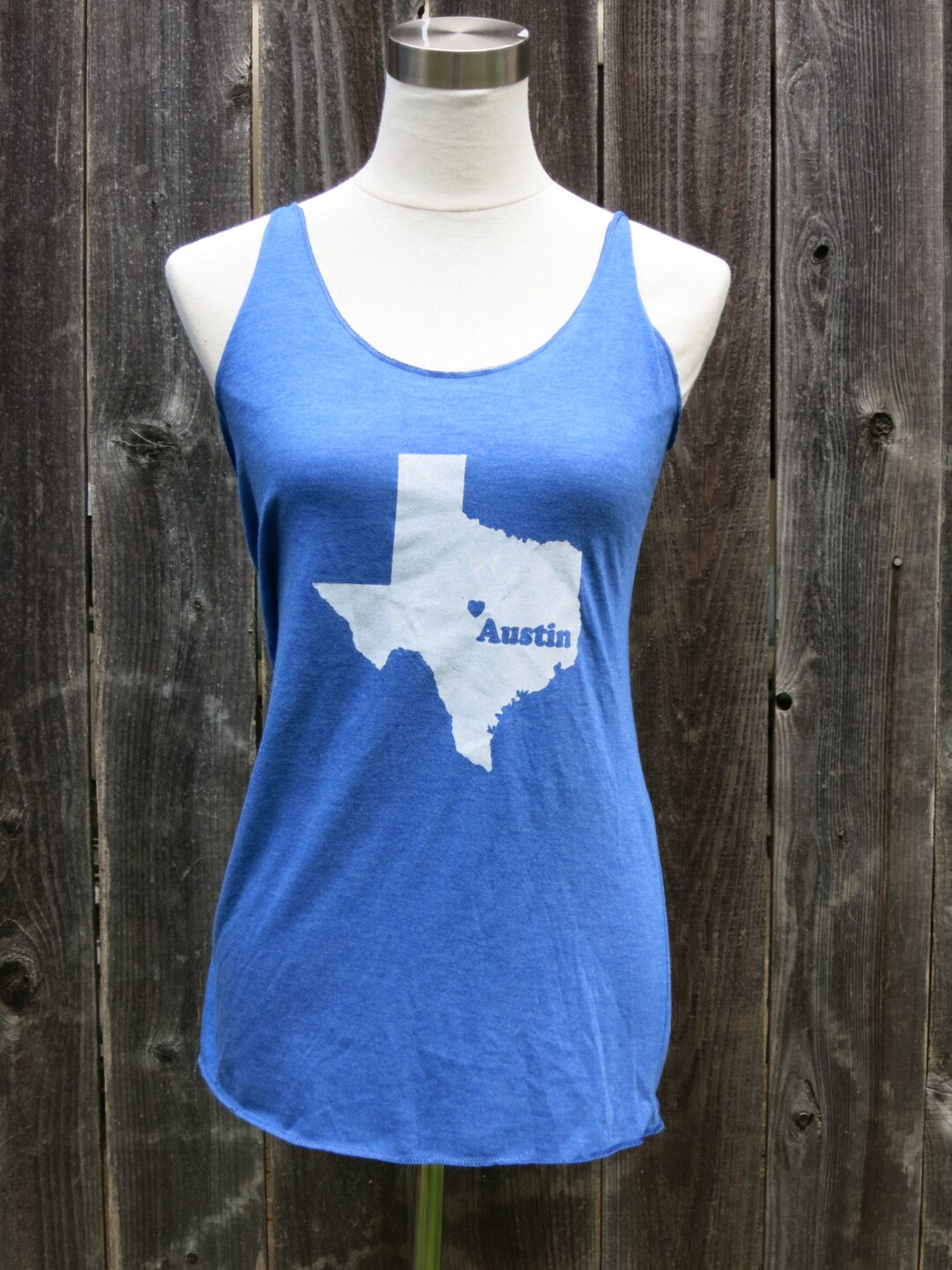 Austin, TX Screenprinted Racerback Tank Top - Etsy