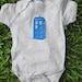 Doctor Who Tardis Baby Bodysuit - Etsy