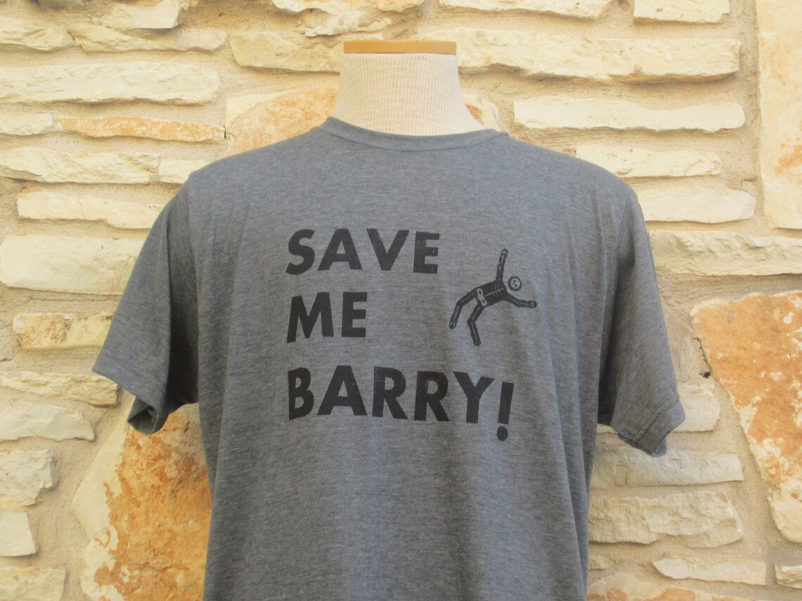 Save Me Barry Screenprinted Shirt - Etsy