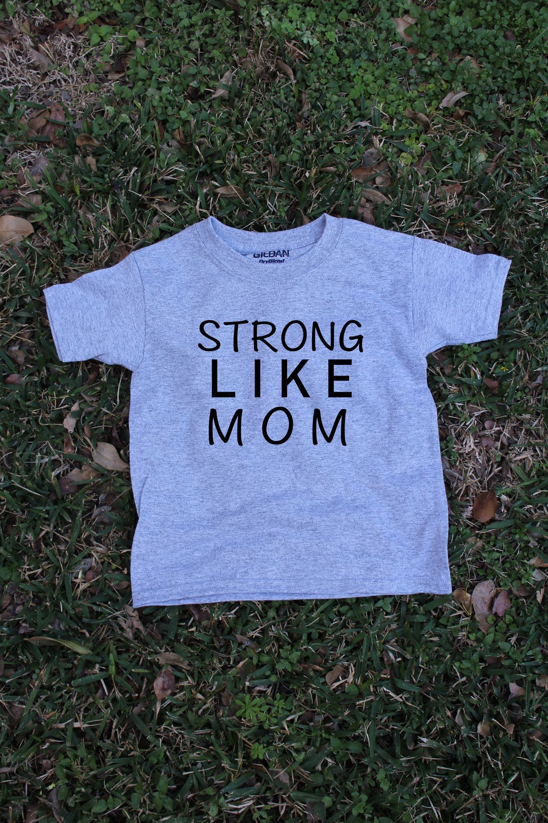 Strong Like Mom Kids Screenprinted Shirt - Etsy