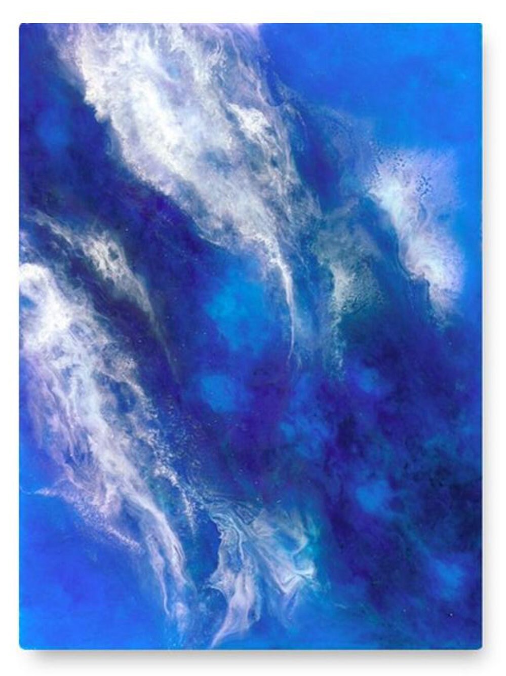 Epoxy Resin Art PRINT Water Art Turquoise Blue Modern Contemporaryart ...