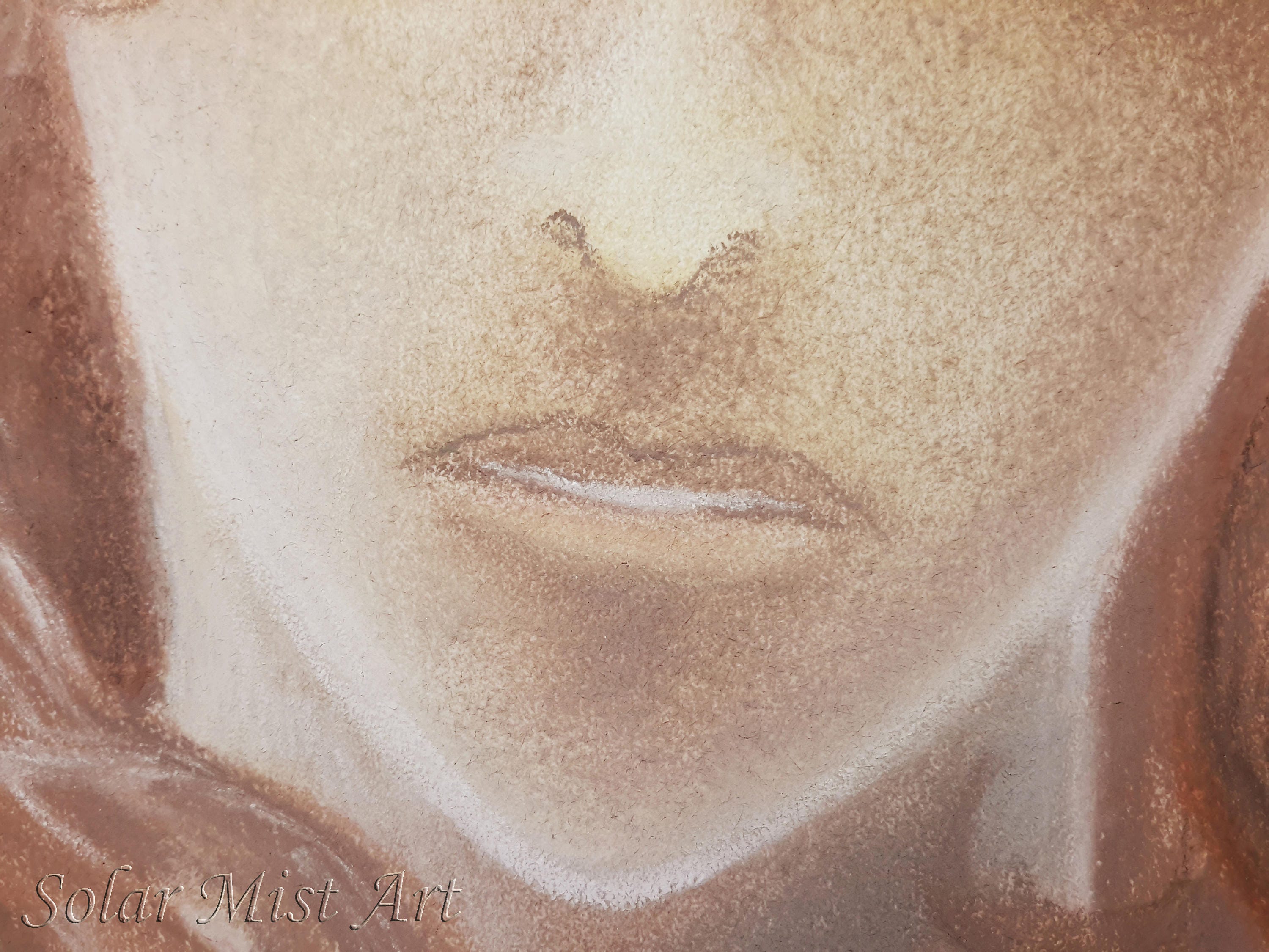 Professionalart Pastel Art Portrait Art Shine Abstract - Etsy