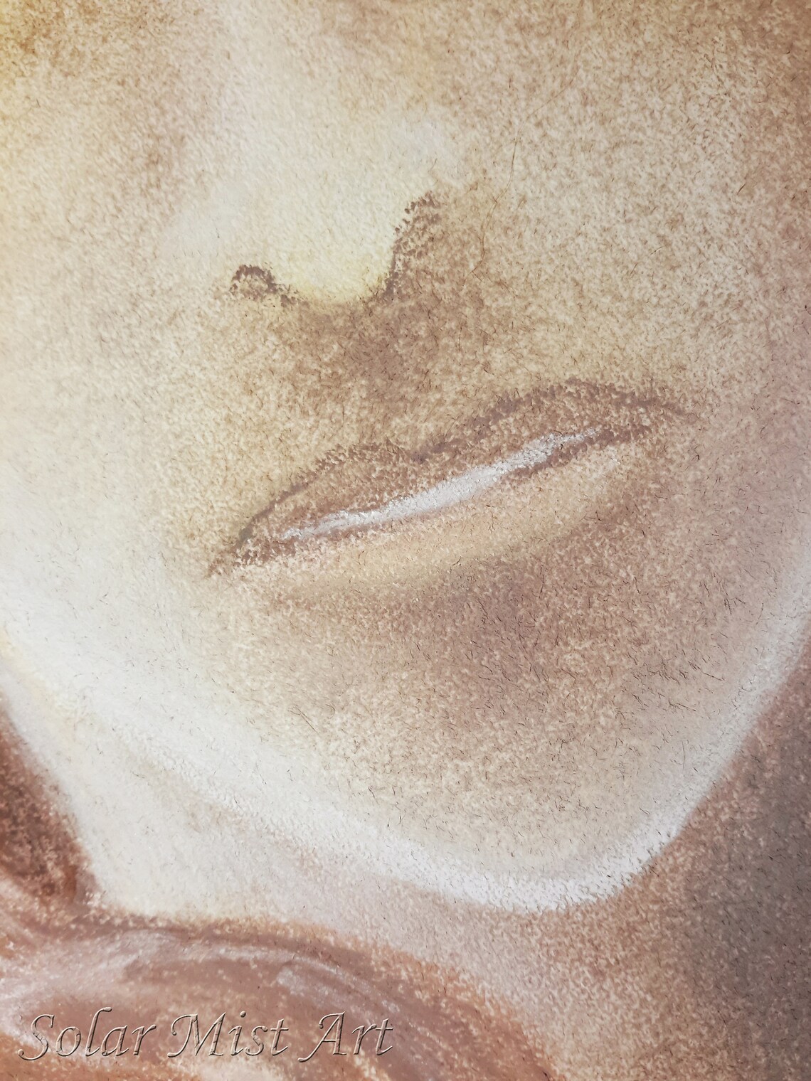 Professionalart Pastel Art Portrait Art Shine Abstract - Etsy