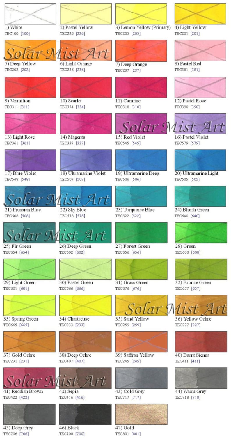 Talens Ecoline Liquid Watercolor Ink Paint Set Artists Aquarell Kit Les ...