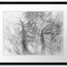 Forest Landscape Mystic Tree Pencil Drawing Surreal - Etsy