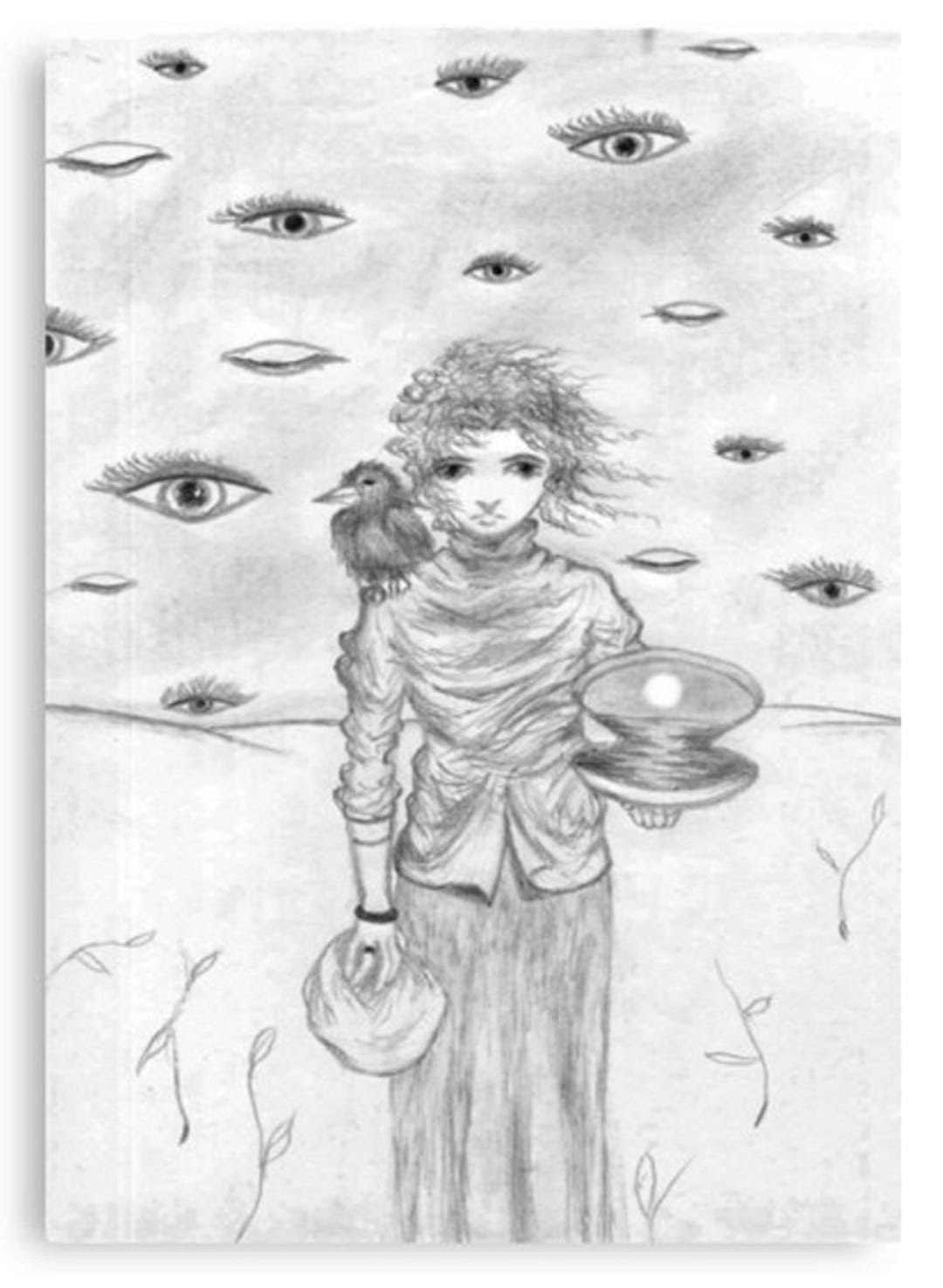 Pencil Drawing Surreal Illustration Fantasy Hand Painted Grafics ...