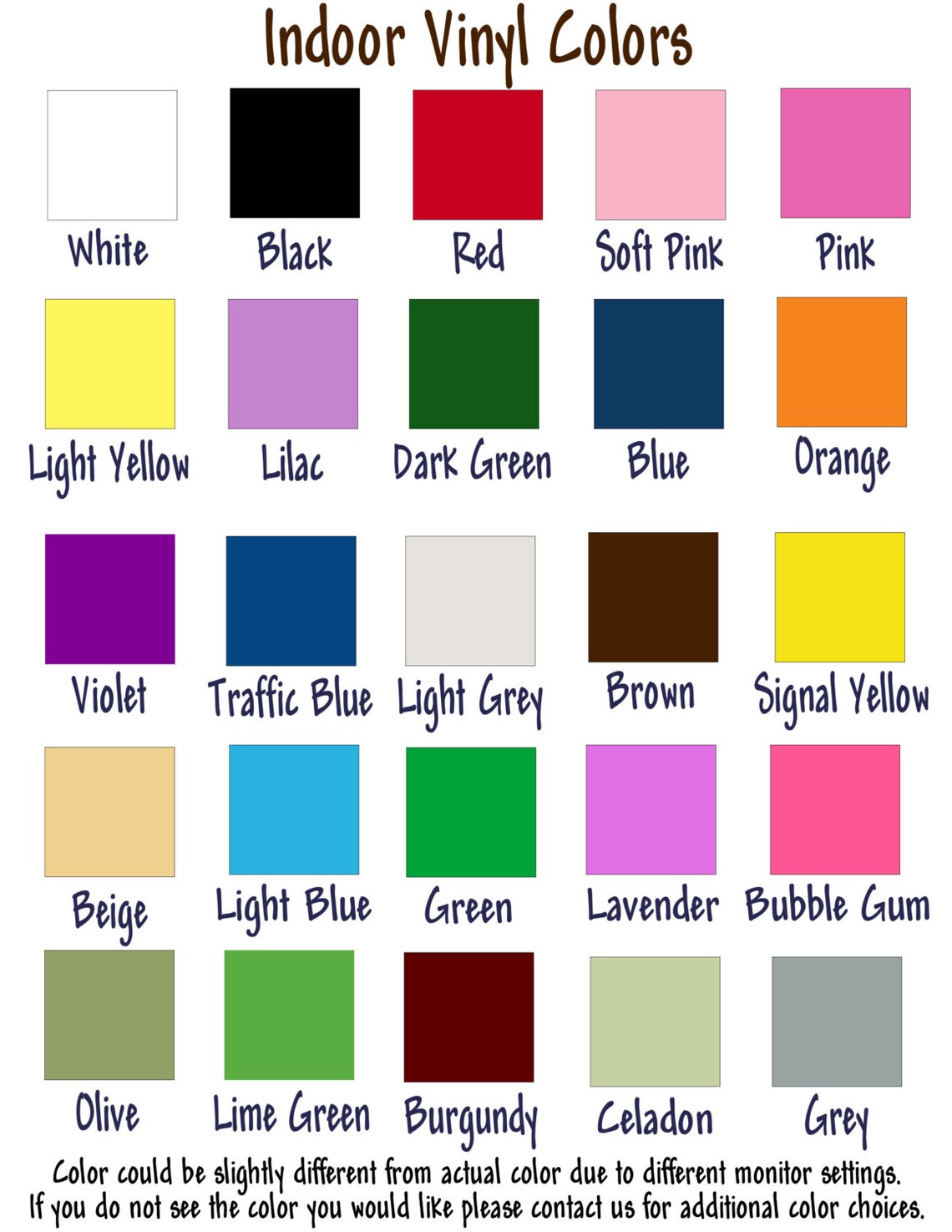 Kitchen Canister Vinyl Decal Labels. Vinyl Color of Your | Etsy