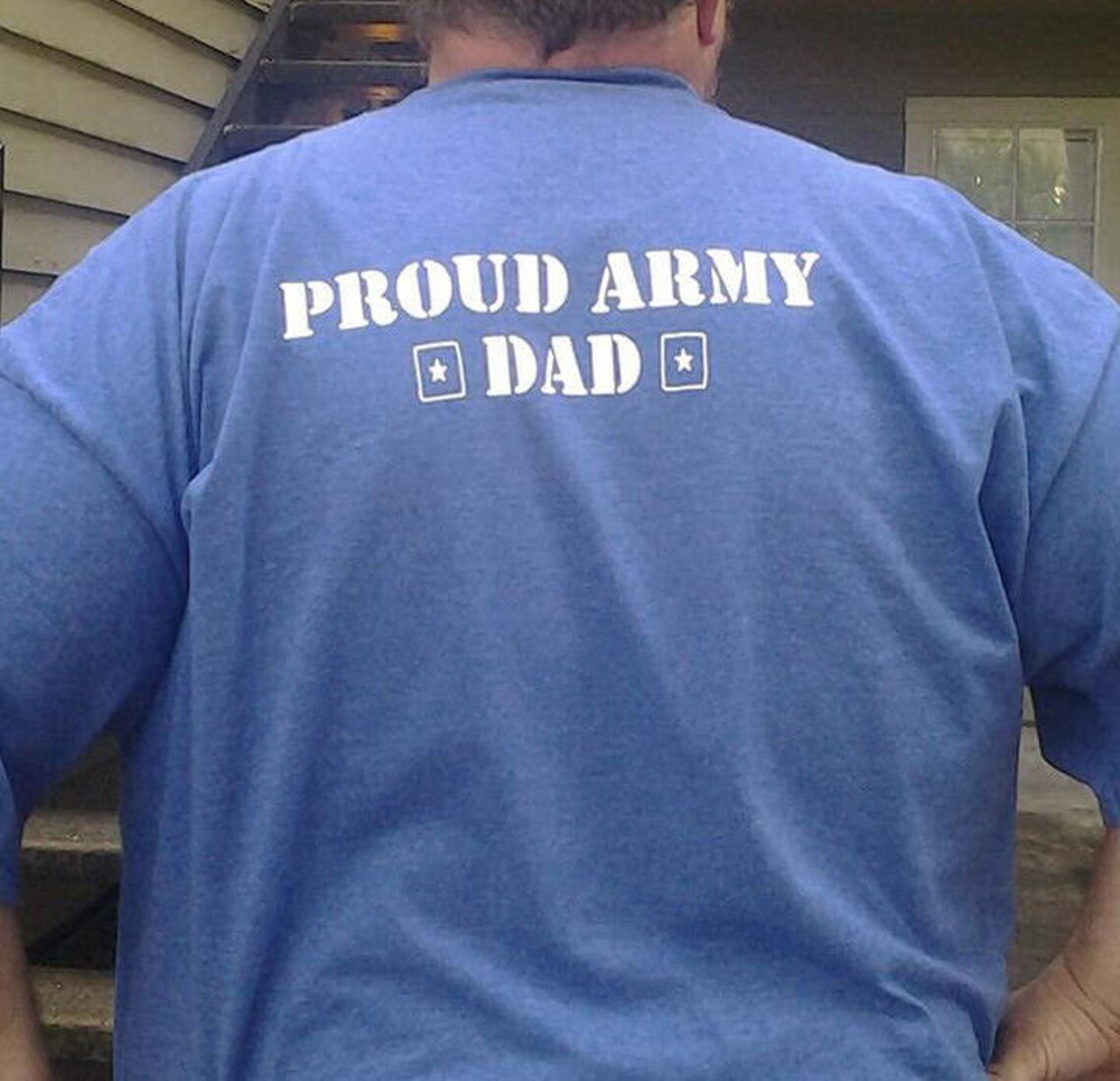 PROUD ARMY DAD Iron on Decal. Several Color Choices. Any | Etsy