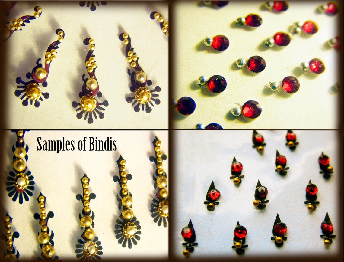 Lote de 12 alta calidad Bindi Set / Handpicked Designer Bindis | Etsy