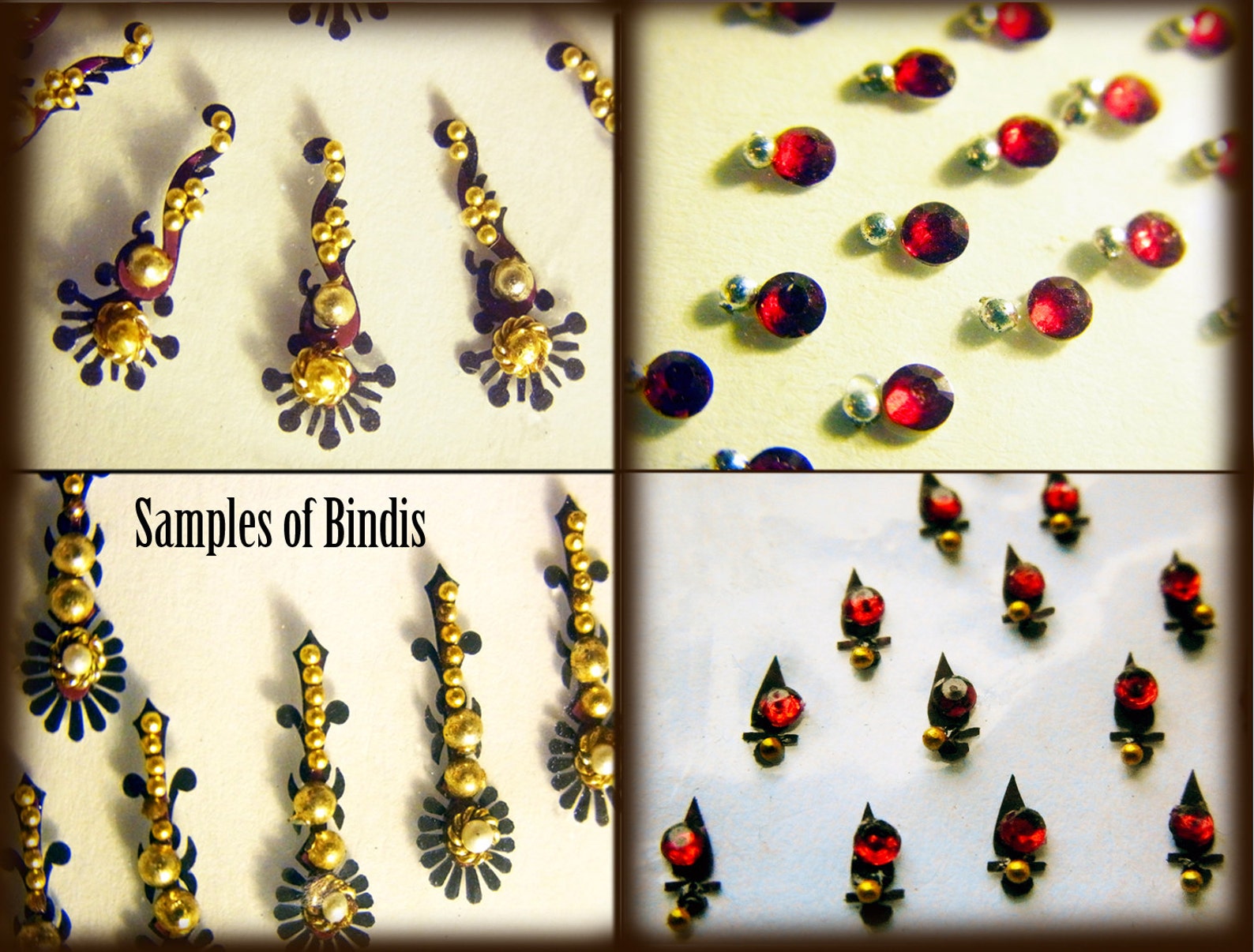Lote de 12 alta calidad Bindi Set / Handpicked Designer Bindis | Etsy