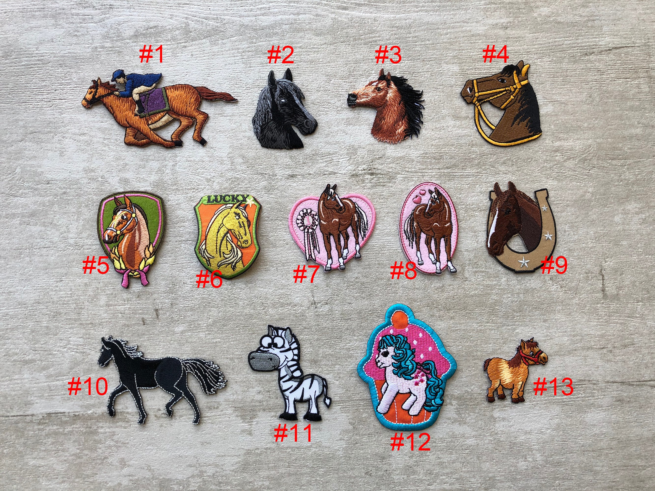 Embroidery Horse Iron on Patch - Etsy