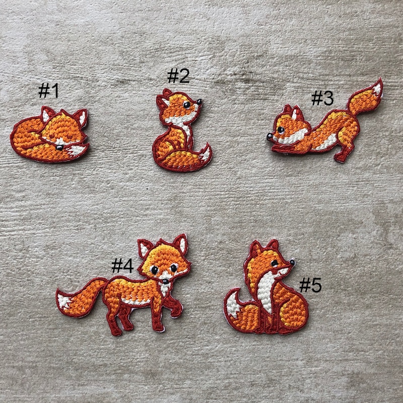 Fox Patch - Etsy