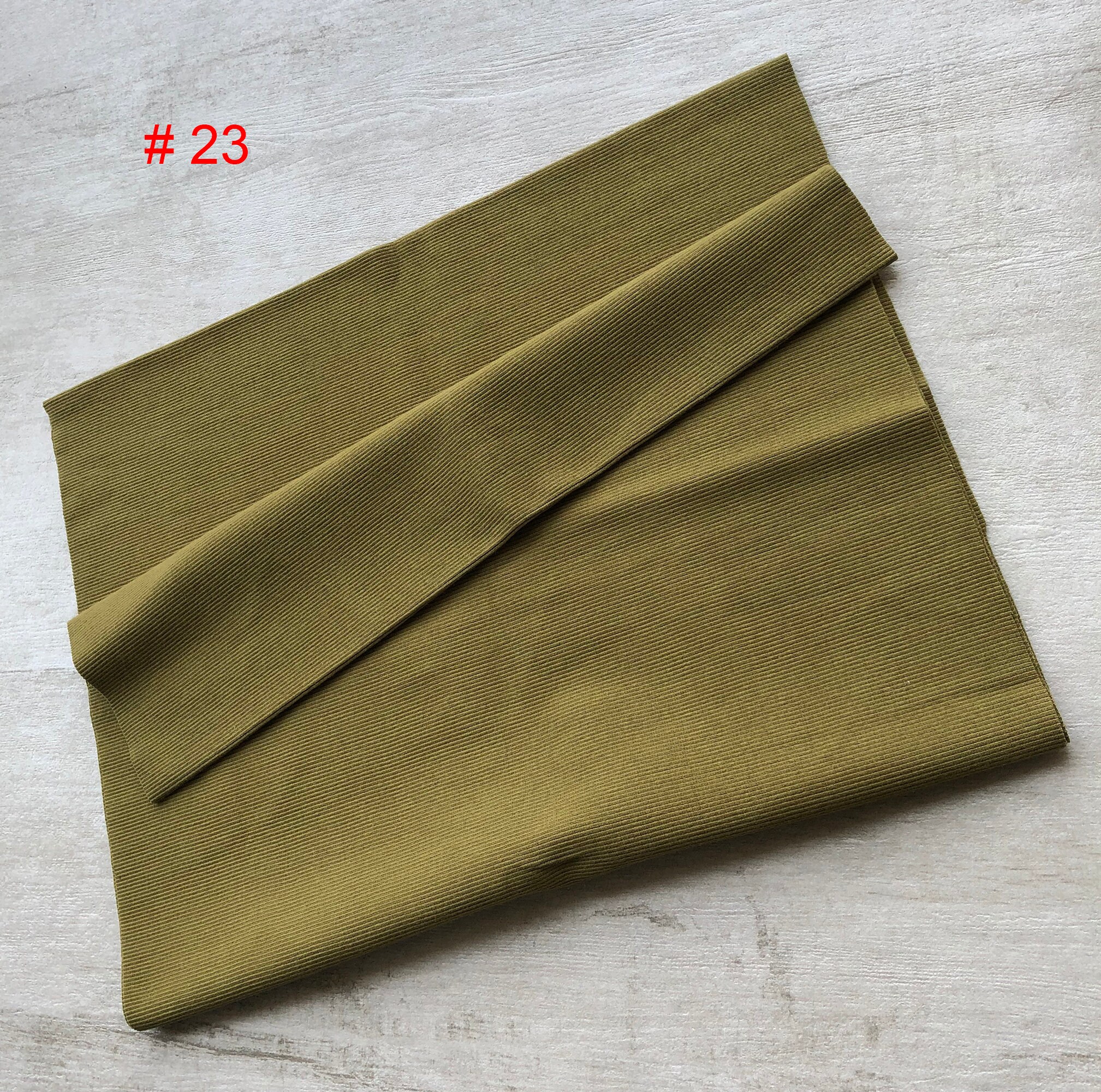 Elastic Rib Knit Cuffs Waistband Collar Fabric Trim SH315 | Etsy