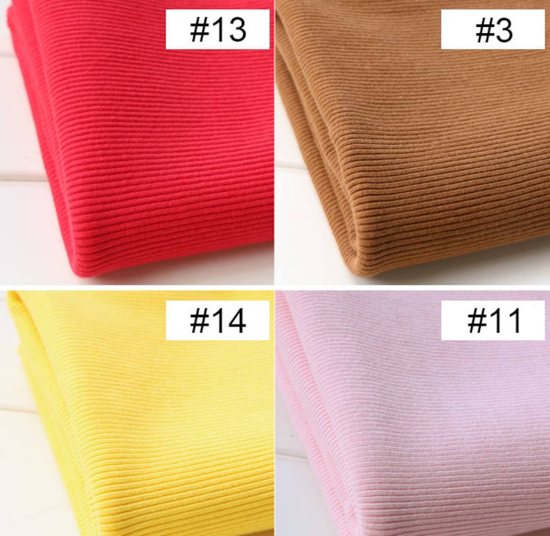 Heavy Weight Elastic Rib Knit Cuff Waistband Trim for Jacket - Etsy