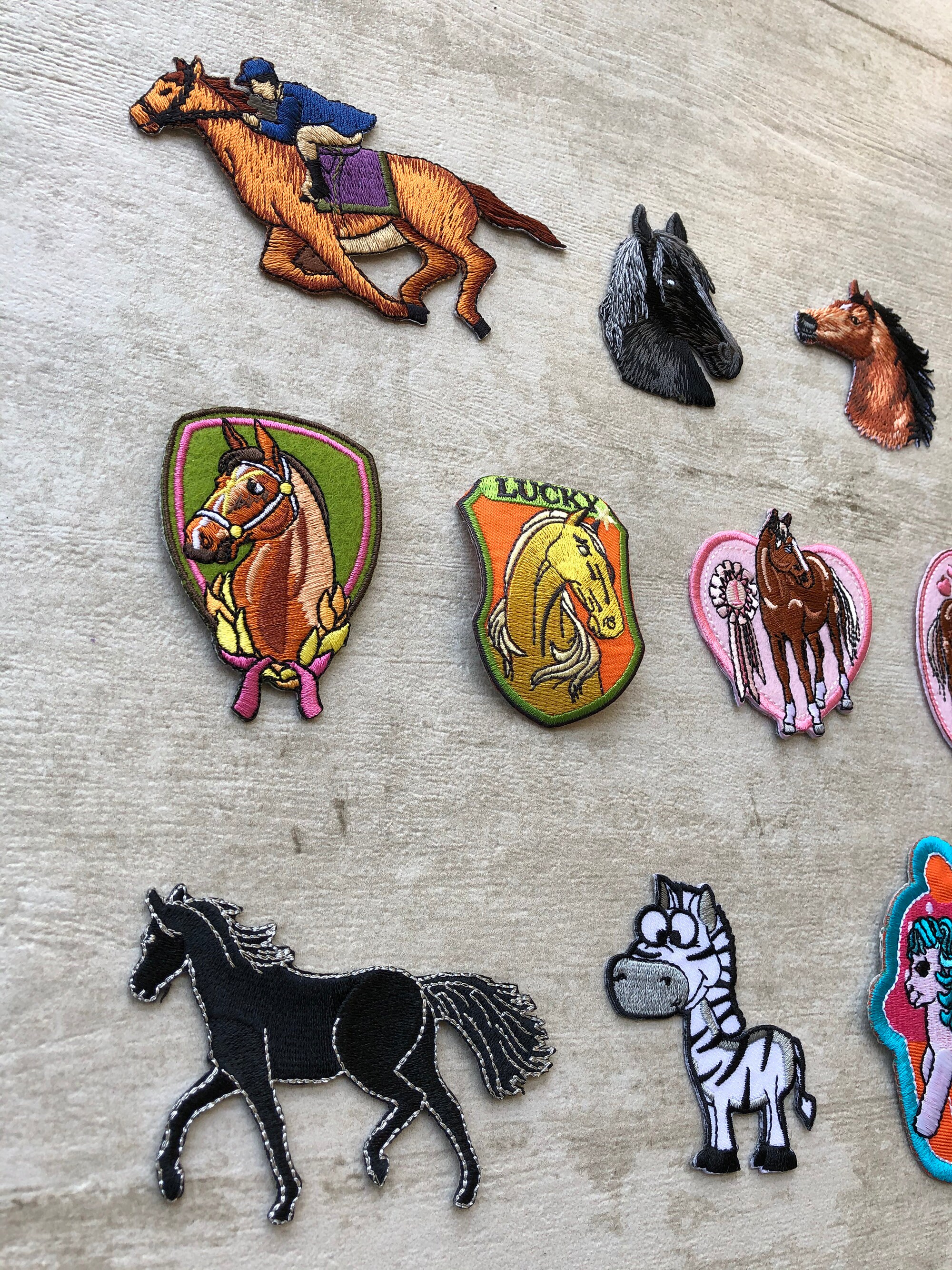 Embroidery Horse Iron on Patch - Etsy