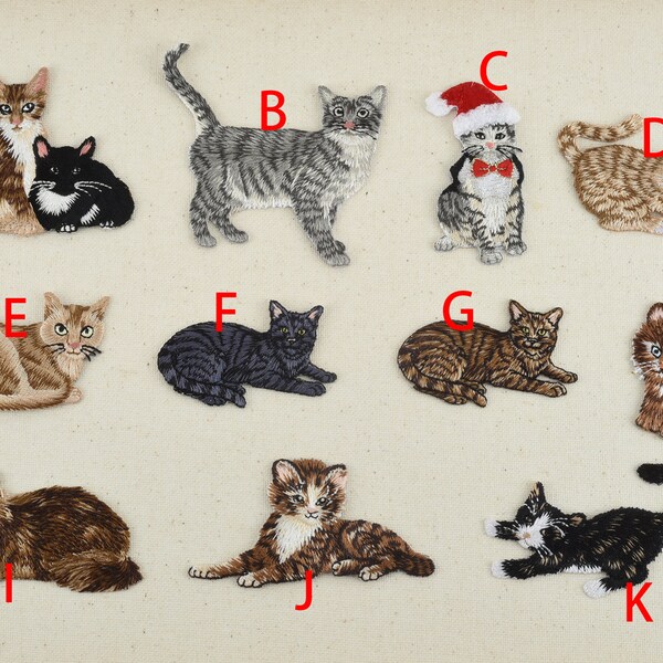 Kitten Applique - Etsy