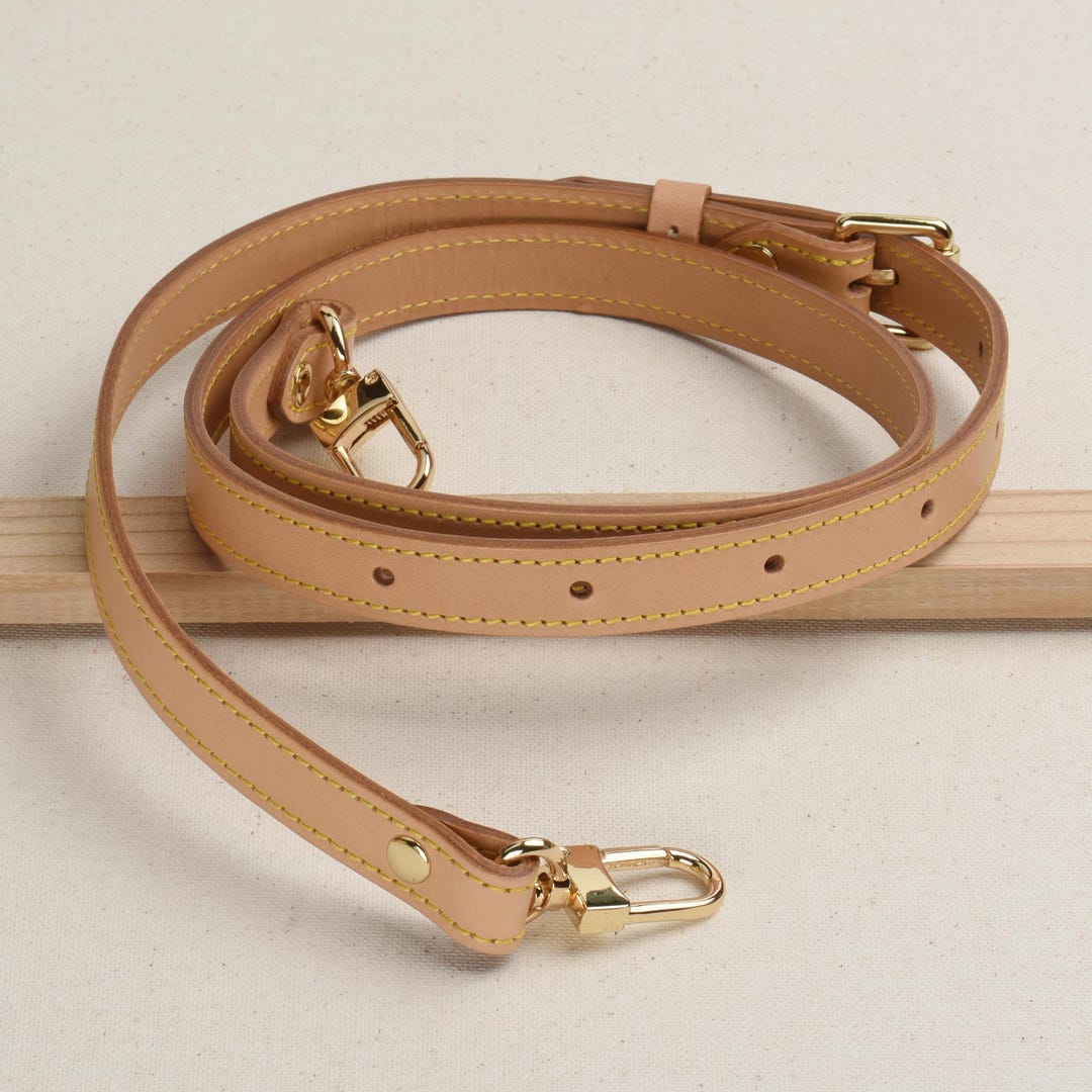 Light Tan Vachetta Leather Strap for Bag Adjustable Crossbody Bag Strap ...