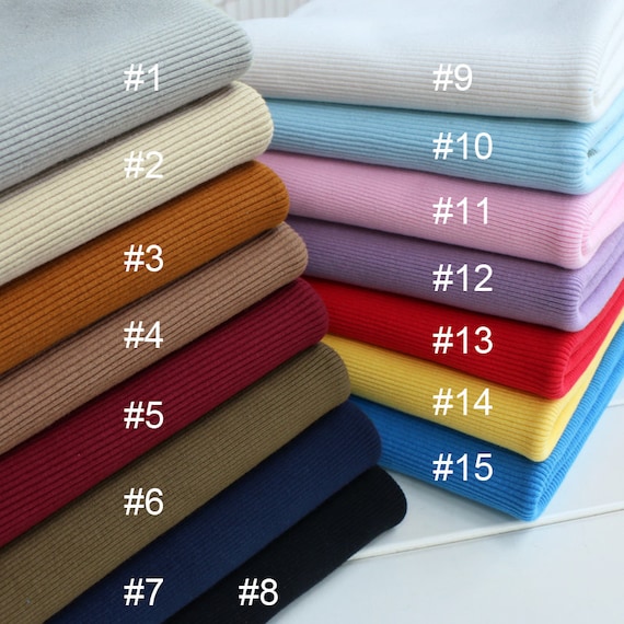 Heavy Weight Elastic Rib Knit Cuff Waistband Trim for Jacket - Etsy