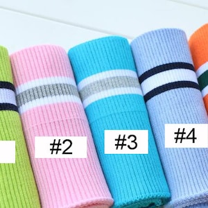 Heavy Weight Elastic Rib Knit Cuff Waistband Fabric Trim SH312 - Etsy