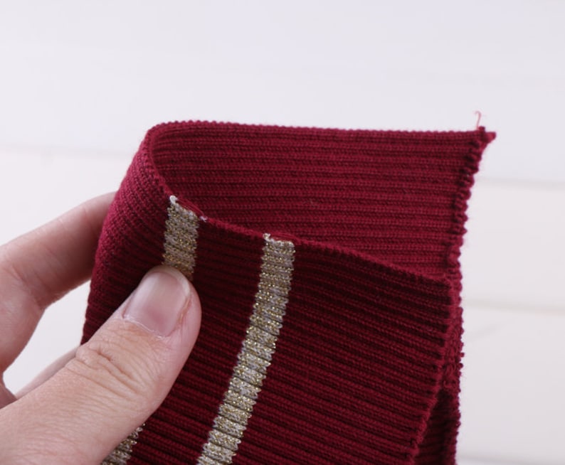 Heavy Weight Elastic Ribbing for Jacket Cuffs Waistbands Collars SH316 ...