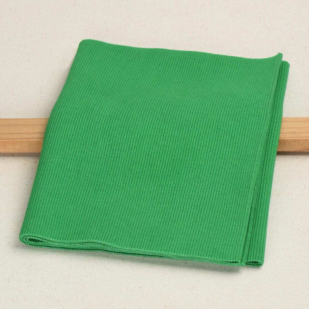 Lawn Green Ribbing Fabric for Cuffs, Waistbands and Necklines - Etsy