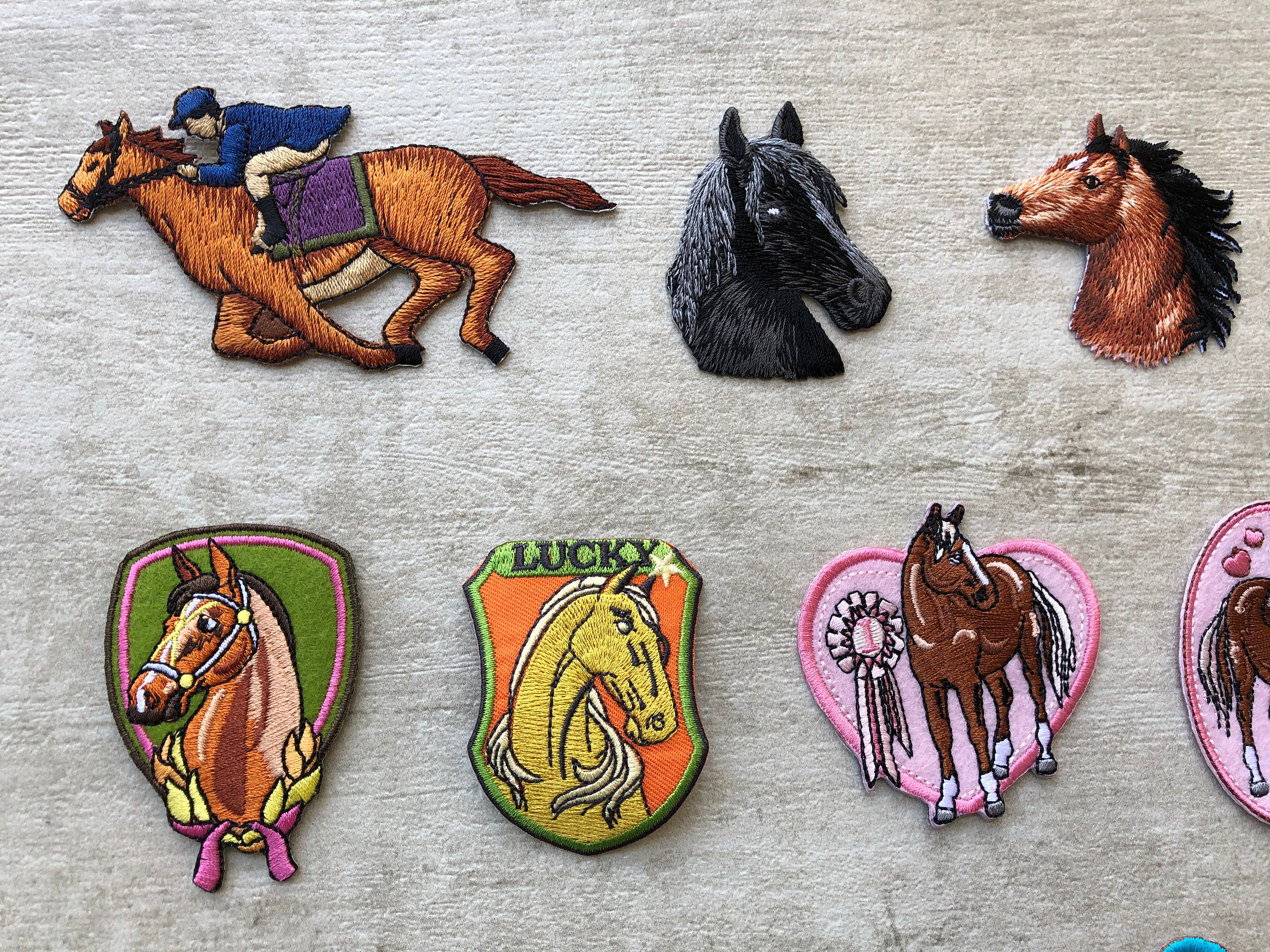 Embroidery Horse Iron on Patch - Etsy