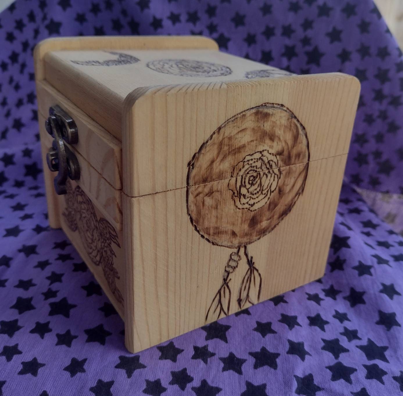 Custom Wood Burned Boxes - Etsy