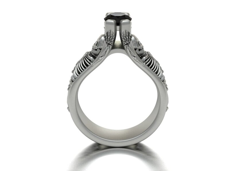 The Skeleton Ring .925 Sterling Silver - Etsy
