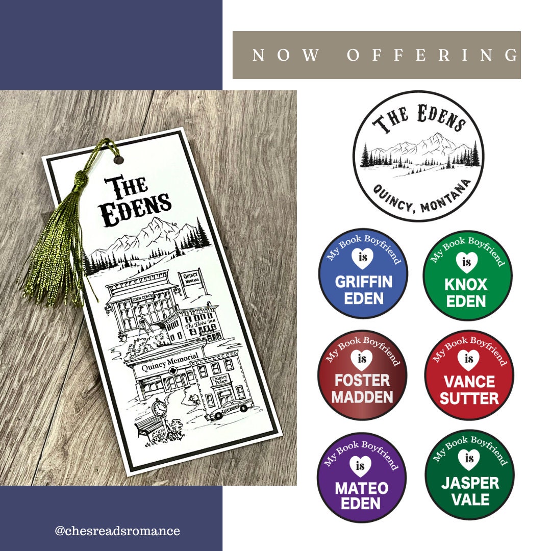The Edens Bookmark and Sticker - Etsy