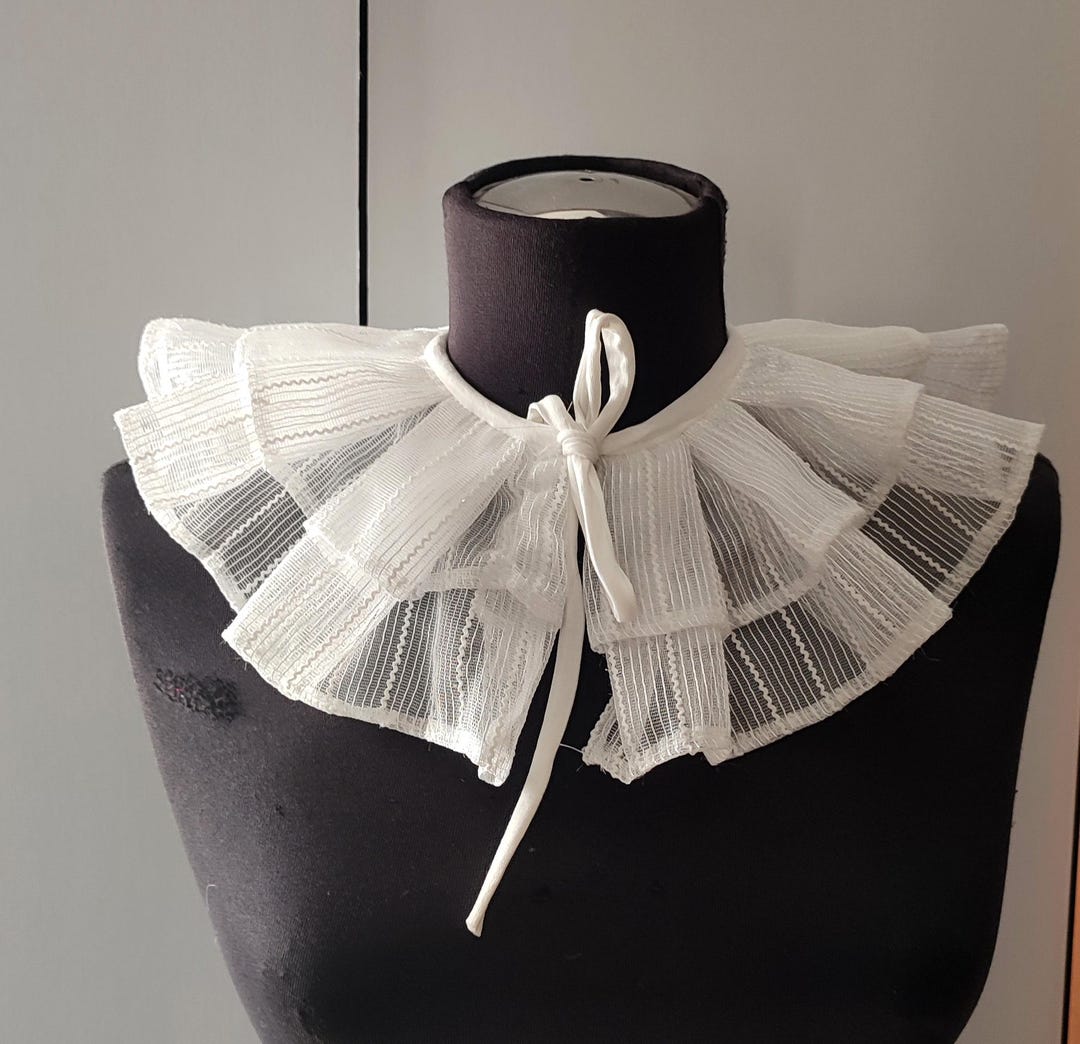 Pierrot Collar for Kids, Small Size Ruffle Collar - Etsy