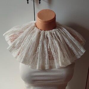 Huge Ruffle Clown Collar Ruff, Big Neck Collar Costume Accessory - Etsy