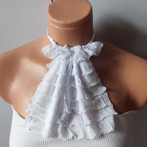 Pirate Costume Custom Ruffled Jabot, Simple Collar Jabot - Etsy